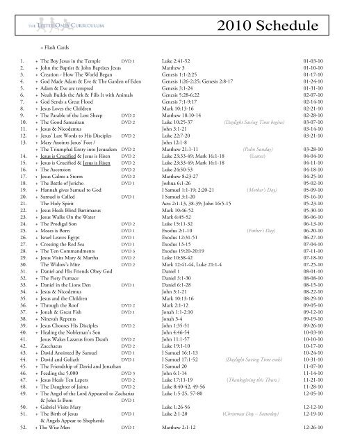 + Flash Cards 1. + The Boy Jesus in the Temple Luke 2:41-52 01-03 ...