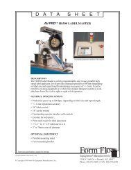 MCC450R ROTARY COLLATOR - FORM FLO EQUIPMENT
