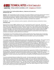 Masonry Units. Informatio