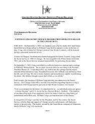 Applicant Physical Abilities Test - United States Secret Service