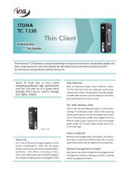Itona TC from VXL is thin client computing ... - VXL Instruments
