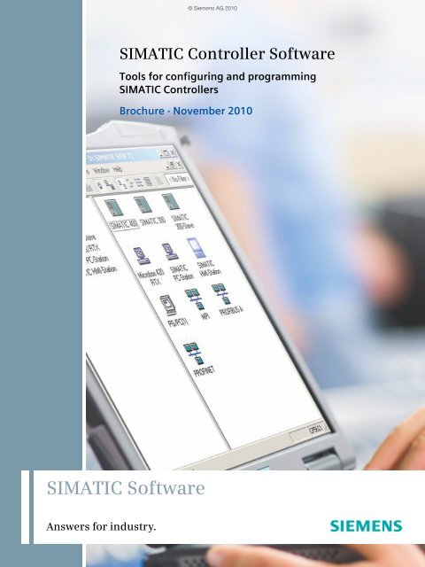 SIMATIC Controller Software - Tools for configuring and ... - Siemens
