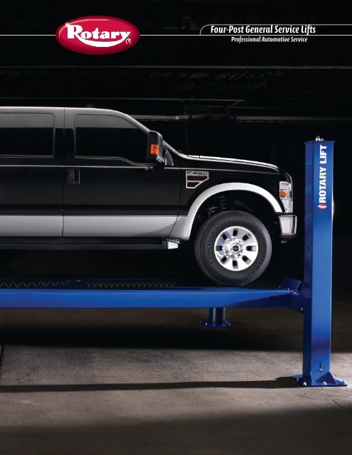 Four-Post General Service Lifts - Rotary Lift
