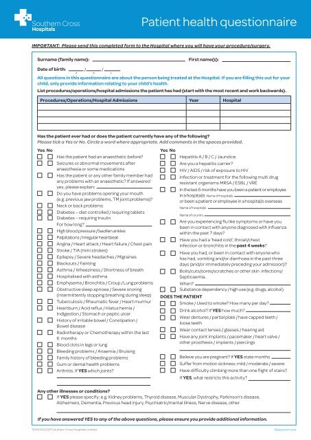 Patient Health Questionnaire PDF Southern Cross Hospitals patient-health-questionnaire-pdf-southern-cross-hospitals