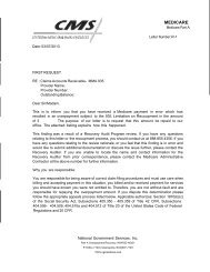 (ADR) Letter - Performant Recovery