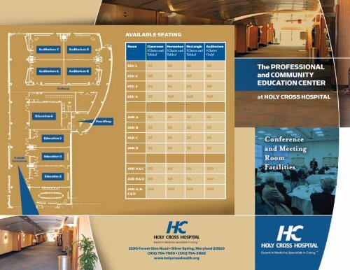 PCEC Brochure - Holy Cross Hospital