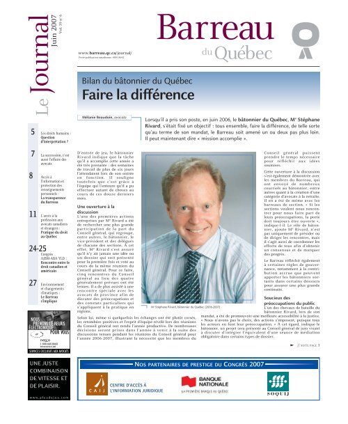 Affiche de l`invitation - Barreau de Laurentides - Anciens Et Réunions