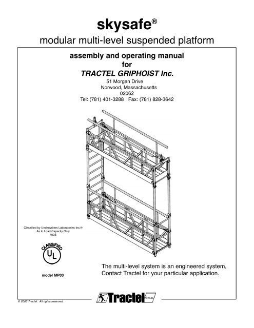 skysafeÂ® multi-level - Tractel