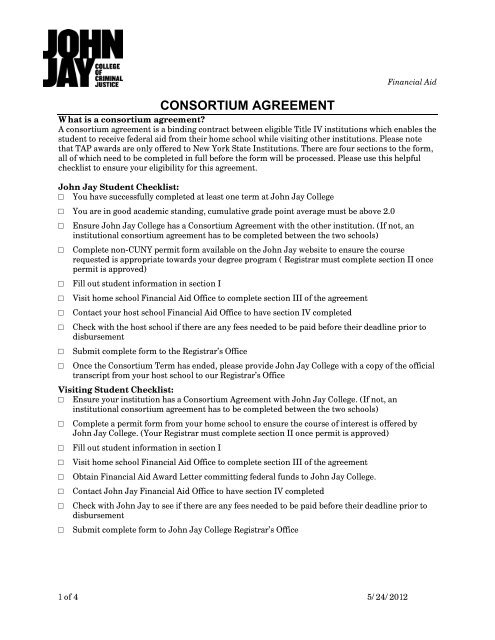 Consortium Agreement Template