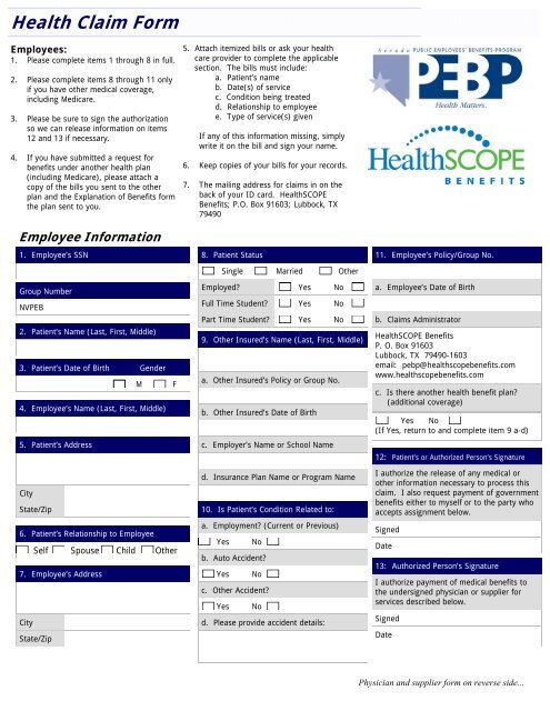 medicare assignment of benefits form