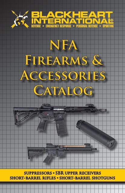 NFA Firearms & Accessories Catalog - BHI Arms