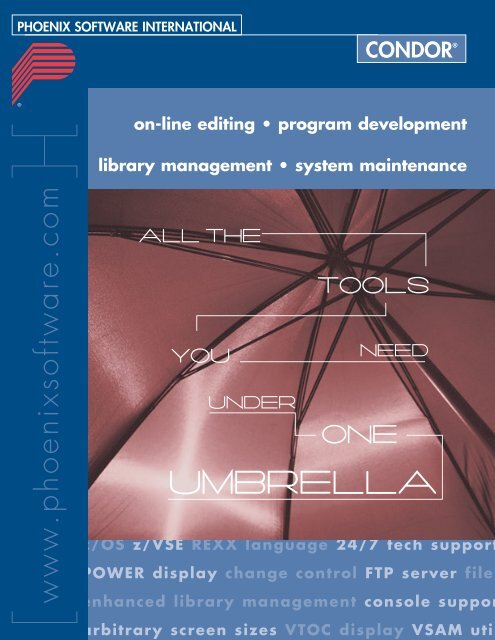 CONDOR Brochure - Phoenix Software International