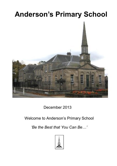 Anderson's Primary School - The Moray Council