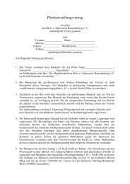 Pferdeeinstellvertrag - Offenstall Ehenfeld