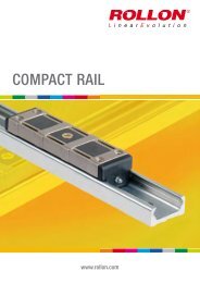 X-RAIL - Rollon Linear Guides