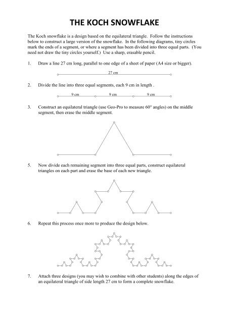 the koch snowflake