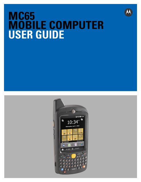MC65 User Guide [English] (P/N 72E-133769-01 Rev. B)