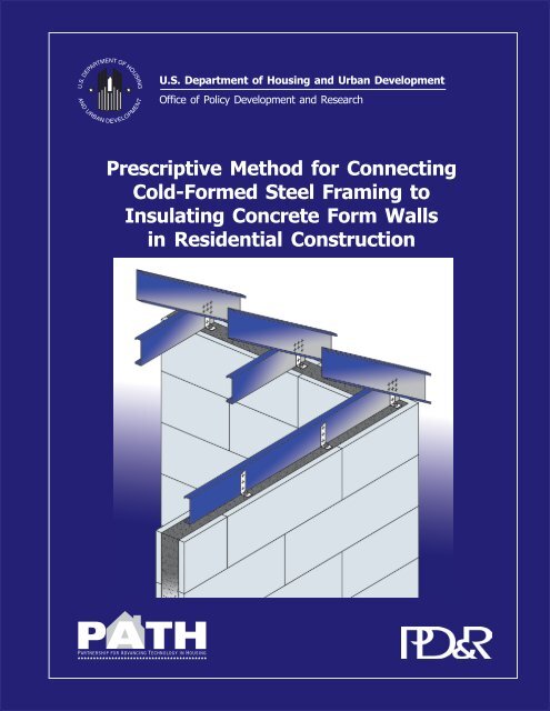 Prescriptive Method for Connecting Cold-Formed Steel Framing to ...