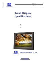 Good Display Specifications