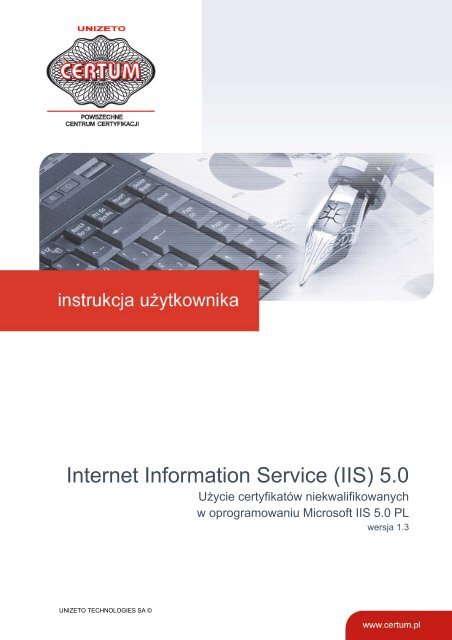 Internet Information Service (IIS) 5.0 - SSL - Certum