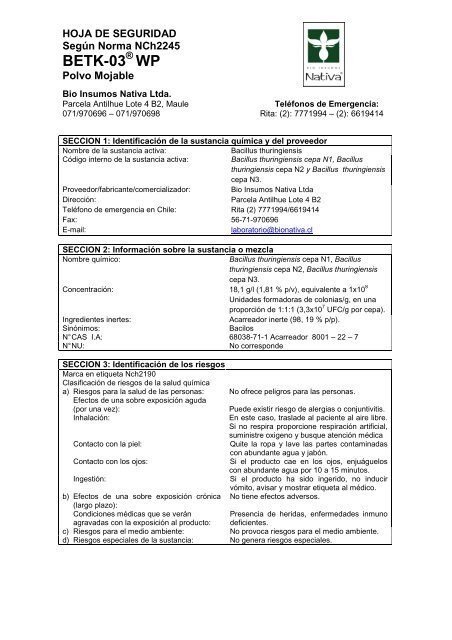 Betk 03 WP - Afipa