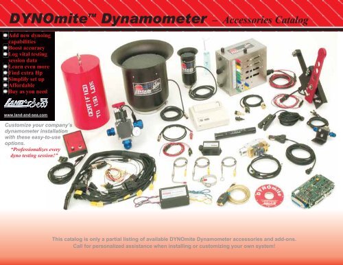DYNOmiteTM Dynamometer â Accessories Catalog - Land and Sea