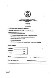 4. Shade your answers in the Optical Answer Sheet (OAS)