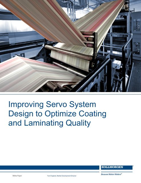 Improving Servo System Design to Optimize Coating ... - Kollmorgen
