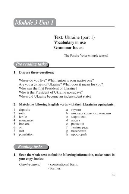 Module 3 Unit 1