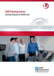 CHARTPILOT 1100 The ECDIS Solution - SAM Electronics GmbH