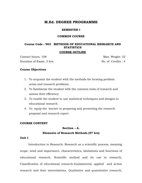 SEMESTER I-COMMON COURSE - Course Code