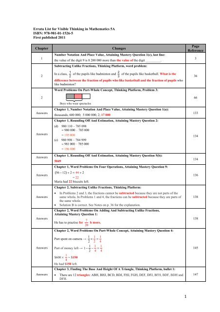 5A - Marshall Cavendish Education