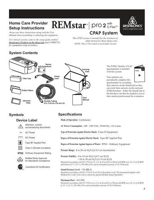 REMstar Pro 2.pdf - CPAP Australia