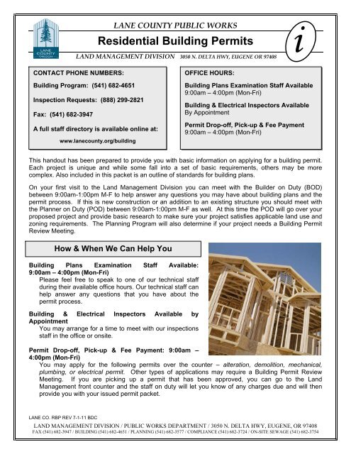 Residential Building Permits.doc - Lane County, Oregon