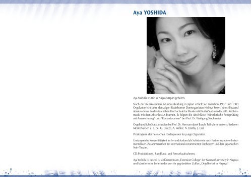 Aya YOSHIDA - Orgue-dudelange