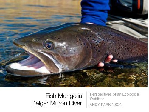 Fish Mongolia ! Delger Muron River" - State of the Salmon