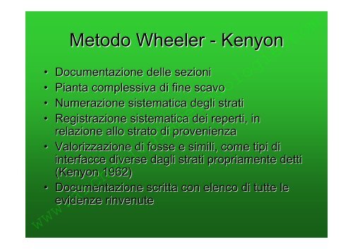 Metodo Wheeler - Kenyon