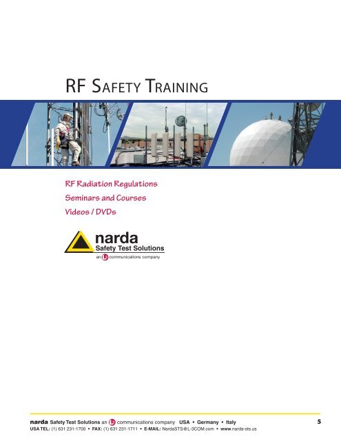 RF SAFETY TRAINING - Narda Safety Test Solutions