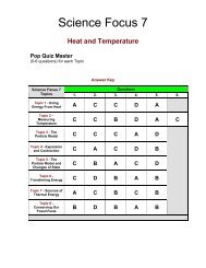 Science Focus 7 - Unit 2 - Ed Quest