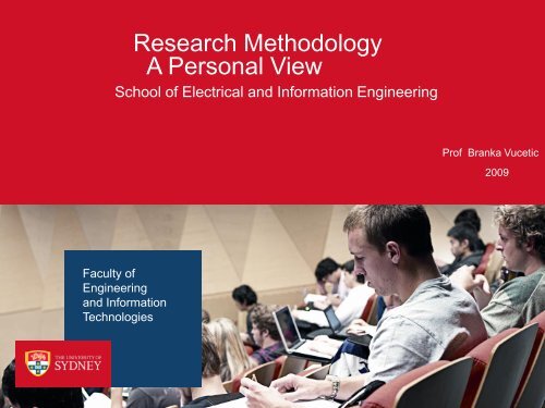 Research Methodology - Electrical & Information Engineering