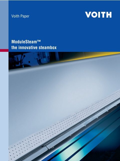 ModuleSteamâ ¢ the innovative steambox - Voith