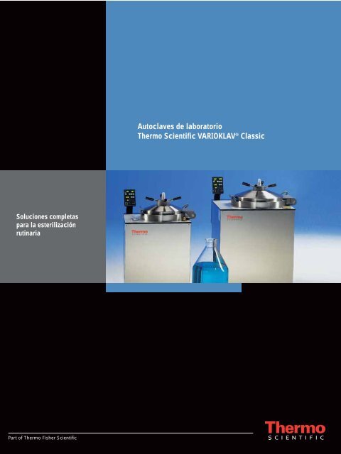 Autoclaves de laboratorio Thermo Scientific VARIOKLAVÂ® Classic
