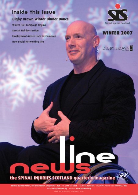SIS WINTER 07 Newsline - Spinal Injuries Scotland