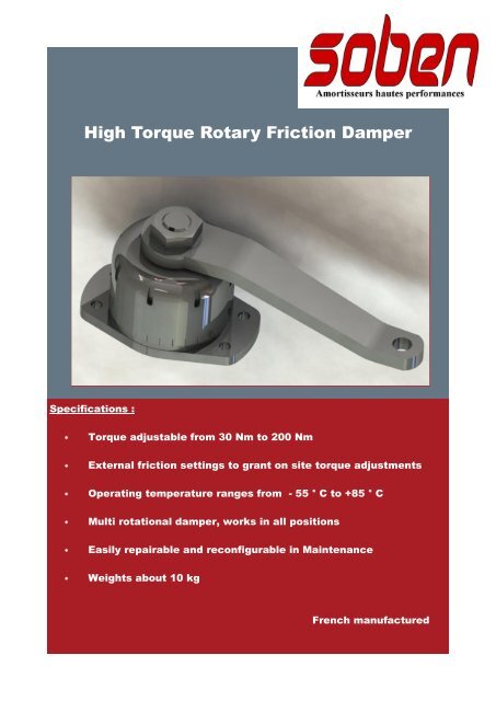 Rotational Damper