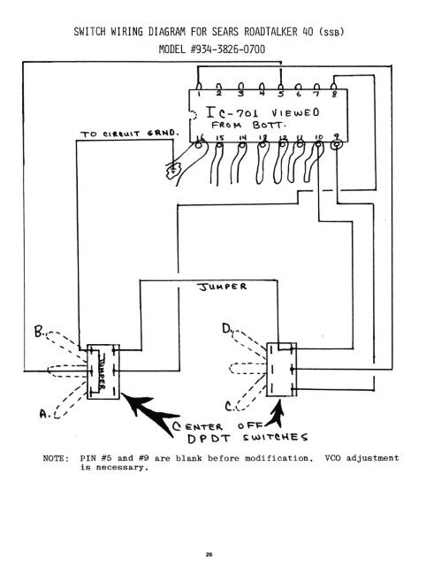 Sears Roadtalker 40 Freq, Mod. - CB Tricks