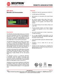 EST3 Remote Annunciators - Edwards UTCFS