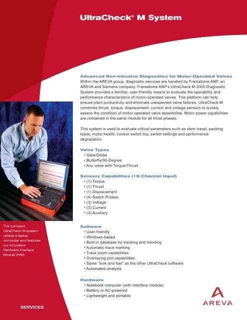 UltraCheck® M System - AREVA