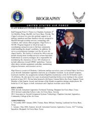 TECHNICAL SERGEANT MICHAEL C. CHIN - MacDill Air Force Base