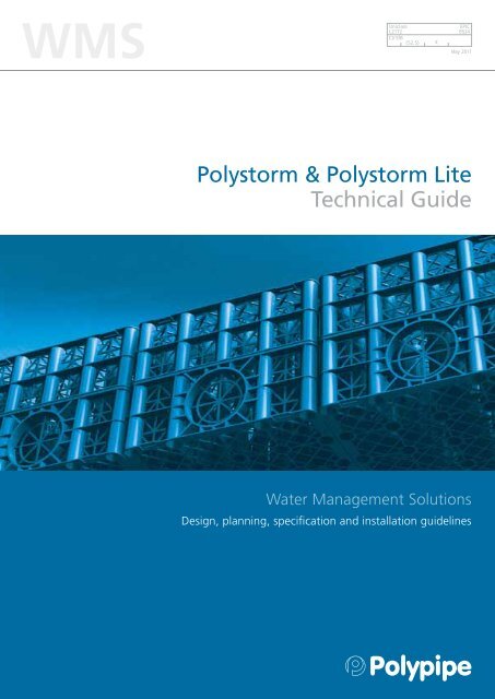 Polystorm & Polystorm Lite Technical Guide - Polypipe