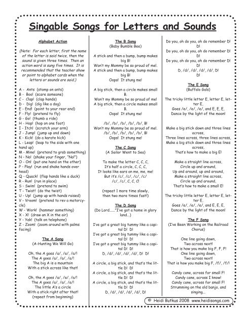Singable Songs For Letters And Sounds Heidi Songs singable-songs-for-letters-and-sounds-heidi-songs